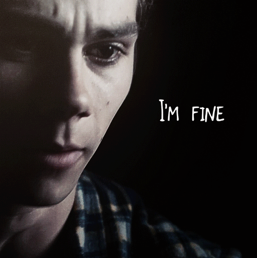 Stiles Stilinski Crying Gif