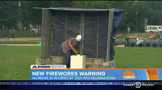 The daily show edit by greek arete fireworks safety GIF - Encontrar em ...