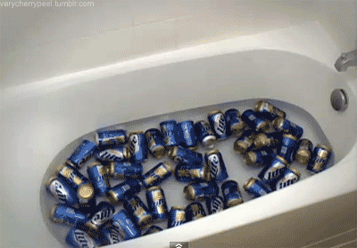 Beer drinking bathtub GIF - Find on GIFER