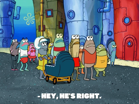 Patrick Star Eu Te Amo Gif