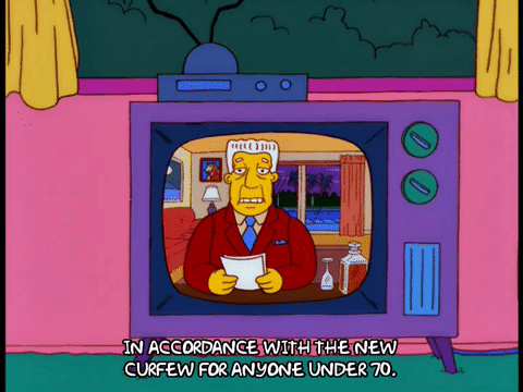 Episode 11 season 10 kent brockman GIF - Find on GIFER