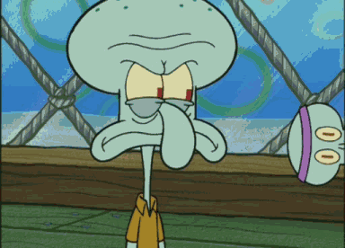 GIF spongebob squarepants squidward squid wood - animated GIF on GIFER