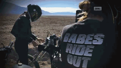 Norman reedus amc chuck sarah casey GIF - Find on GIFER