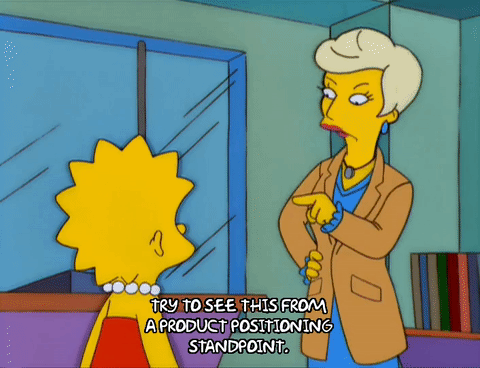 GIF happy lisa simpson episode 9 - animated GIF on GIFER