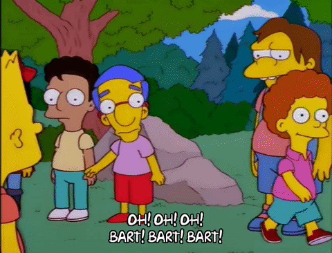 Happy bart simpson GIF - Find on GIFER