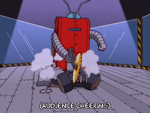 Episode 9 fight robot GIF - Find on GIFER