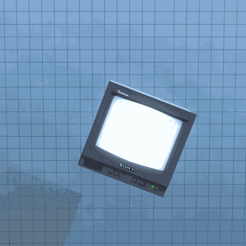 Falling video monitor GIF - Find on GIFER