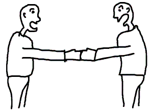 GIF handshake - animated GIF on GIFER