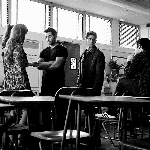 GIF teen wolf scott mccall stiles stilinski - animated GIF on GIFER