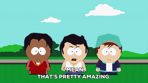 Amazed staring waving hands GIF - Find on GIFER