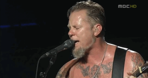 GIF music metallica james hetfield - animated GIF on GIFER