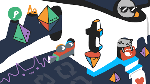 Triangle love animation GIF - Find on GIFER