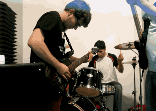 GIF music band guitar - animated GIF on GIFER