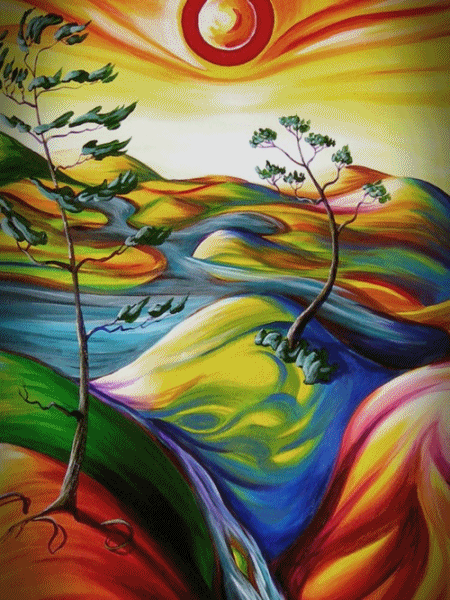 Psychedelic psychedelia art GIF - Find on GIFER