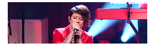 GIF tegan and sara cançao canta - GIF animado em GIFER