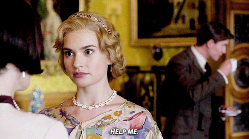 Downton abbey downton reaçao GIF - Encontrar em GIFER