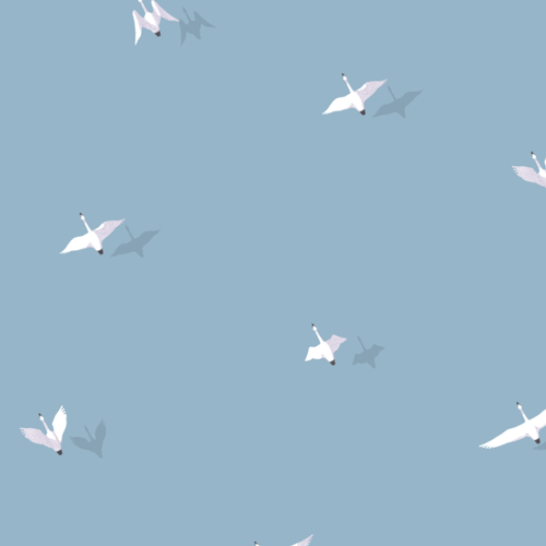 GIF illustration swan design - animated GIF on GIFER