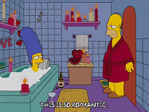 Candles bubble bath homer simpson GIF - Find on GIFER