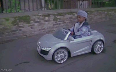 GIF kids cars rolling - animated GIF on GIFER