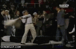 GIF angry hair jumping - animated GIF on GIFER