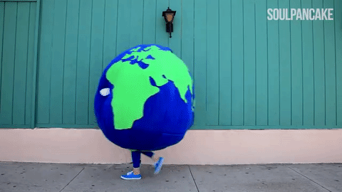 Globe world green GIF - Find on GIFER