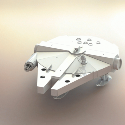 Millennium falcon GIF - Find on GIFER