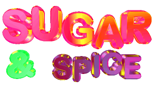 Sugar and spice colors text GIF - Find on GIFER