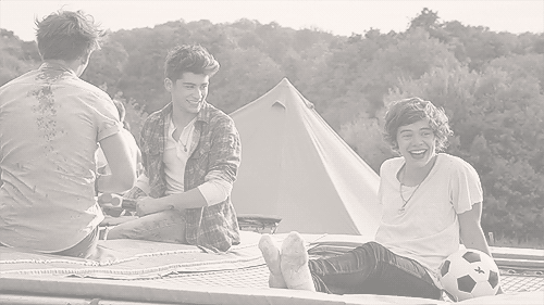 One Direction Camping Gif