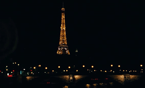 Paris eiffel tower art GIF - Find on GIFER
