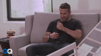 GIF ryan reynolds ikea deadpool - animated GIF on GIFER