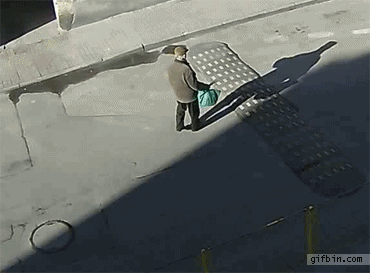 GIF man vs old - animated GIF on GIFER