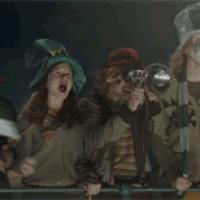 GIF cheering - animated GIF on GIFER