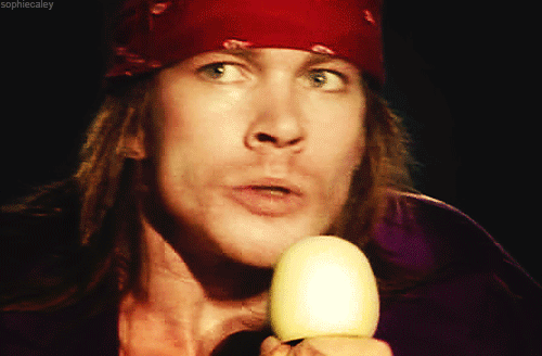 Axl rose guns n roses 80s GIF - Find on GIFER