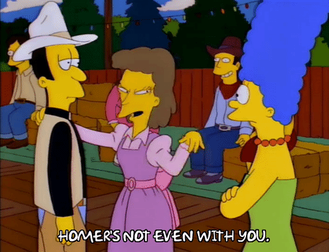 GIF marge simpson season 8 episode 9 - animated GIF on GIFER