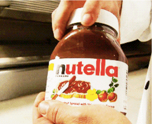 Nutella spoon party GIF - Find on GIFER