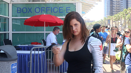 Sdcc cosplay s female super heroes GIF - Find on GIFER