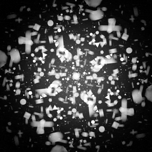Particles abstract black and white GIF - Find on GIFER