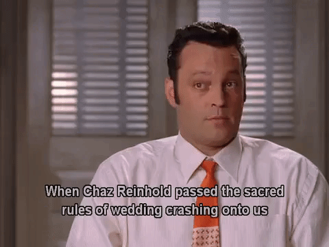 Movie comedy wedding crashers GIF - Find on GIFER