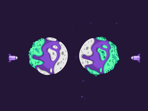 Funny cartoon space GIF - Find on GIFER