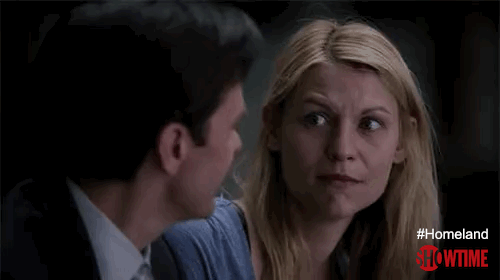 Showtime claire danes homeland GIF - Find on GIFER