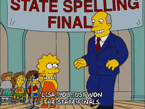 GIF trophy lisa simpson episode 7 - animated GIF on GIFER