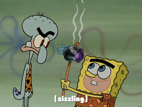 Spongebob squarepants long suffering look season 3 GIF - Find on GIFER