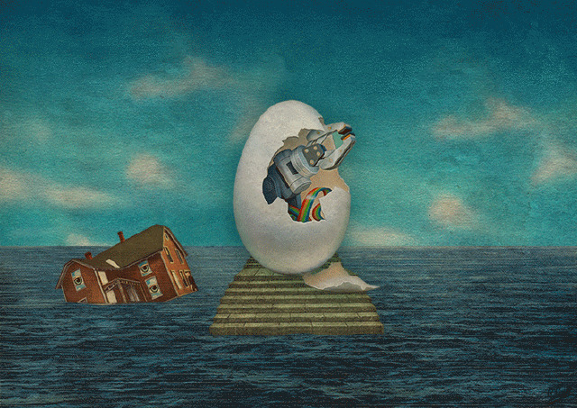 GIF surreal - animated GIF on GIFER