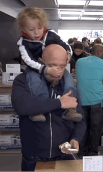 Dad child GIF - Find on GIFER