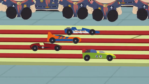 Racing cars race track GIF - Find on GIFER