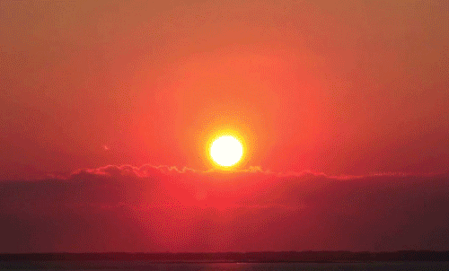 GIF sunset orange nature - animated GIF on GIFER