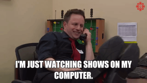 Procrastination work cbc GIF - Find on GIFER