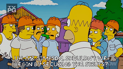 Construction workers homer simpson episode 3 GIF - Find on GIFER