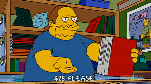 GIF episode 7 season 19 comic book guy - animated GIF on GIFER