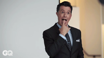 Stephen colbert gq late show with stephen colbert GIF - Find on GIFER